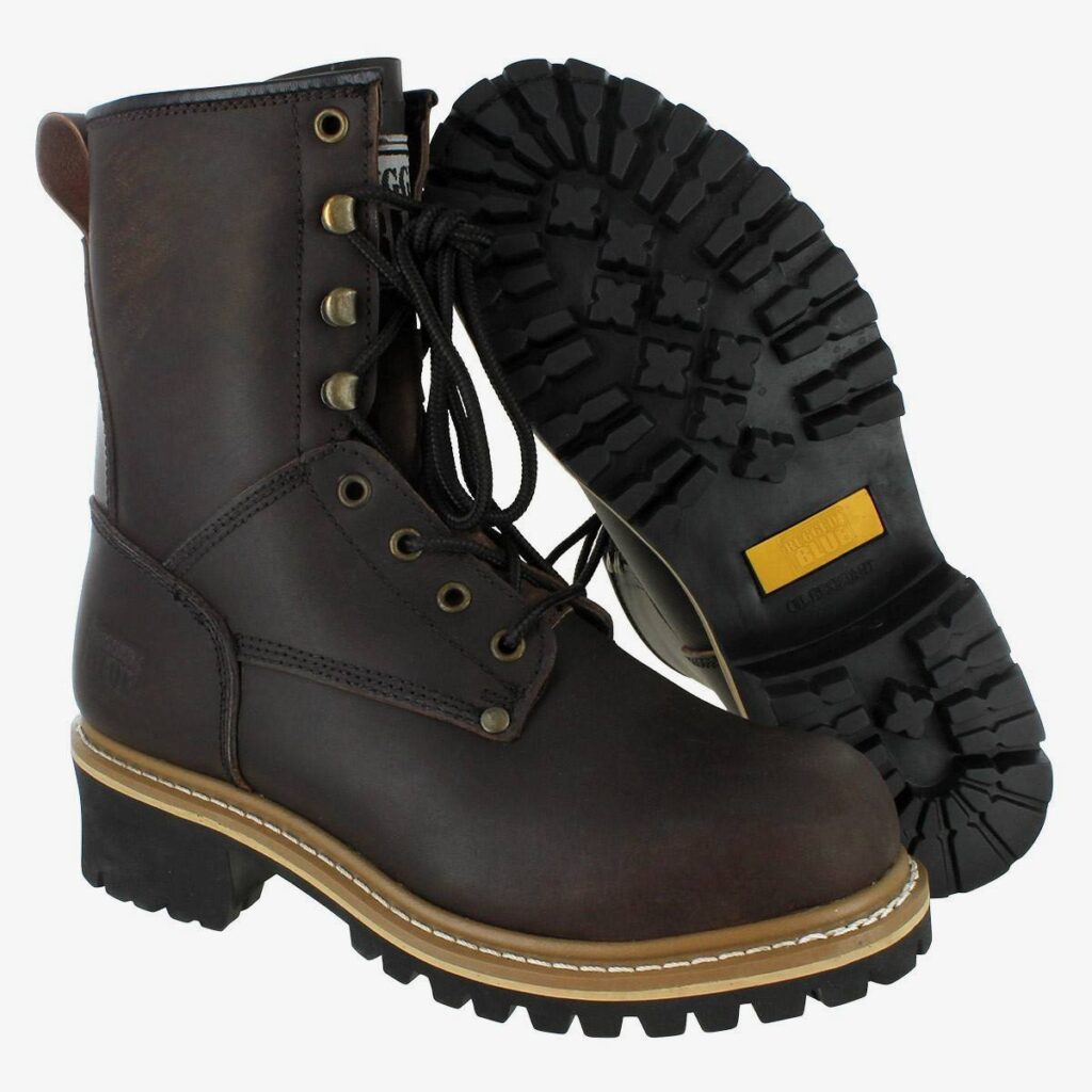 Rugged Blue Pioneer II Logger Boot – Mattco Forge